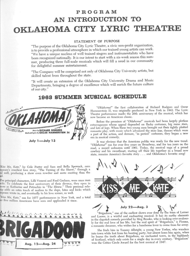 Lyric Theatre of Oklahoma's History - Lyric Theatre of Oklahoma